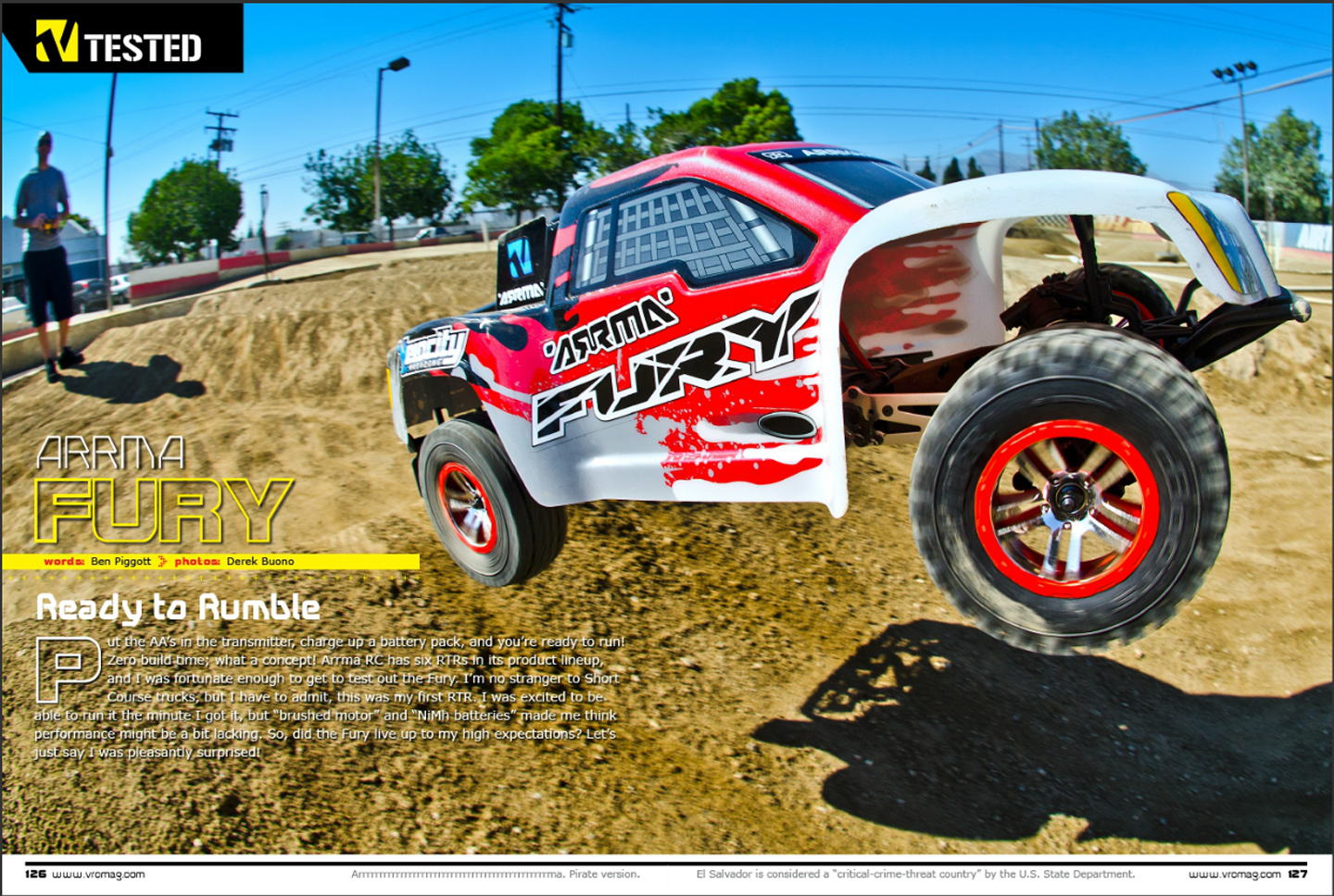 Arrma Fury Review – FREE | Velocity RC Magazine
